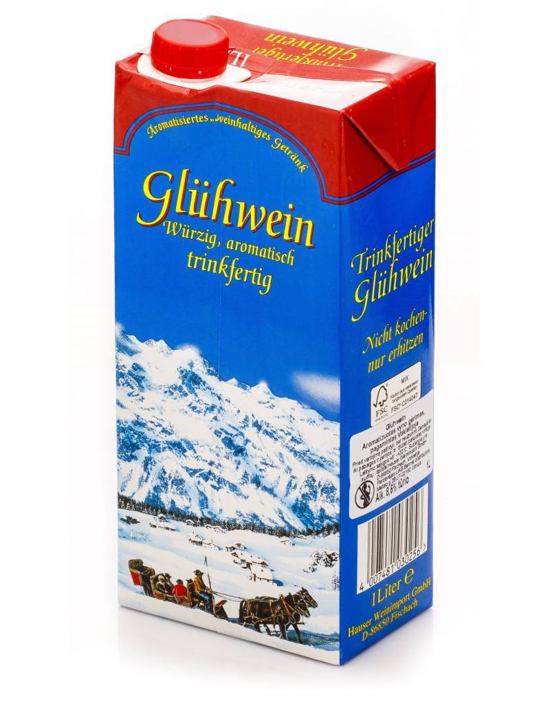GLUHWEIN mulled wine 8.5% tetra pack 1L