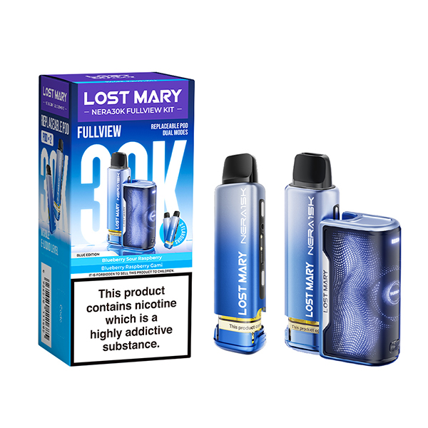 LOST MARY Nera30k blue edition: blueberry sour raspberry, blueberry ...