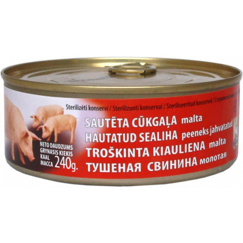 BRASLA LVA canned pork 240g